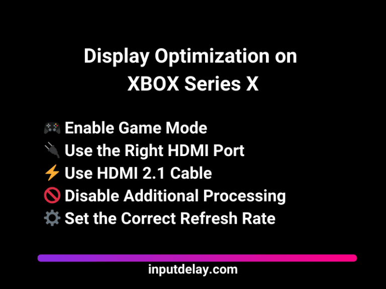 Fix Input Lag on Xbox – Best Settings for Xbox Series X 2025
